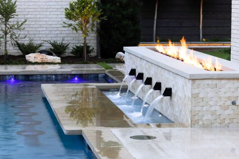 Fire and Water Pool Features & Installation in Dallas, TX